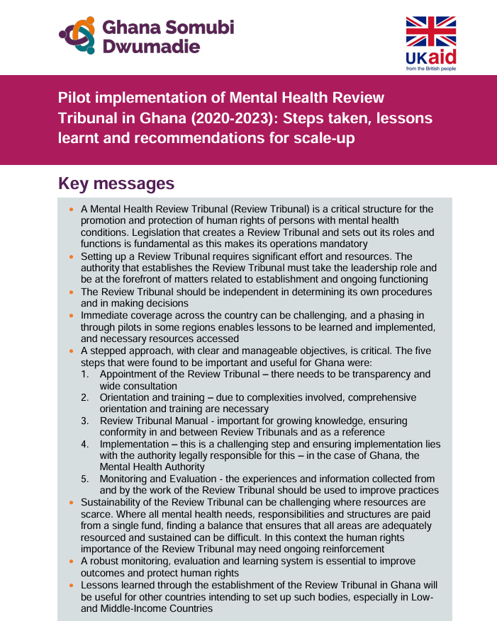 Publications – BasicNeeds Ghana